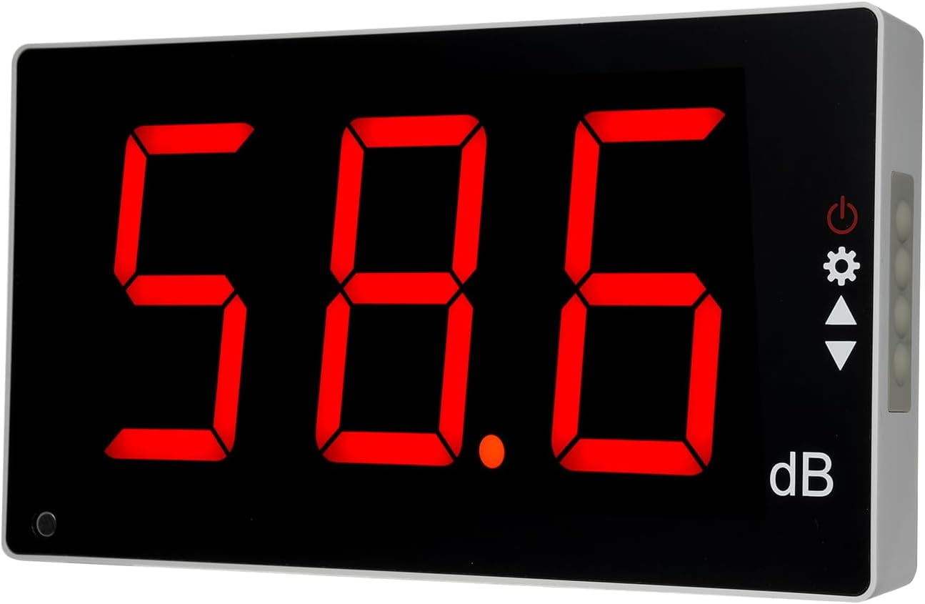Sound L Meter with Large LCD S n Wall Mounted Digital Sound L Meter ...