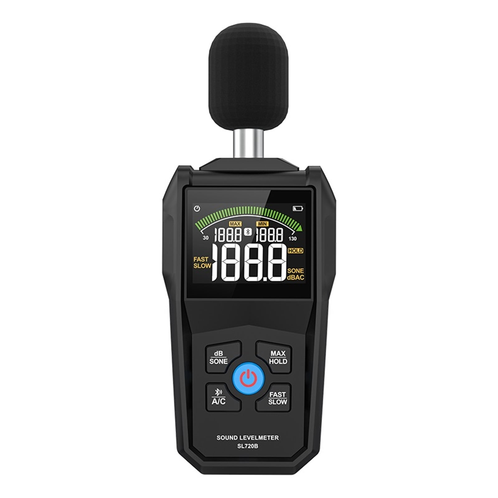 Sound Level Meter 30-130dB Noise Measuring Instrument Digital Handheld ...