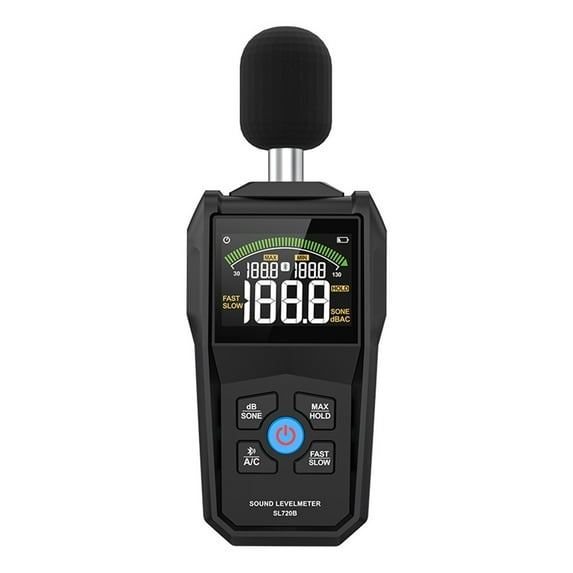Sound Level Meter 30-130dB Noise Measuring Instrument Digital Handheld ...