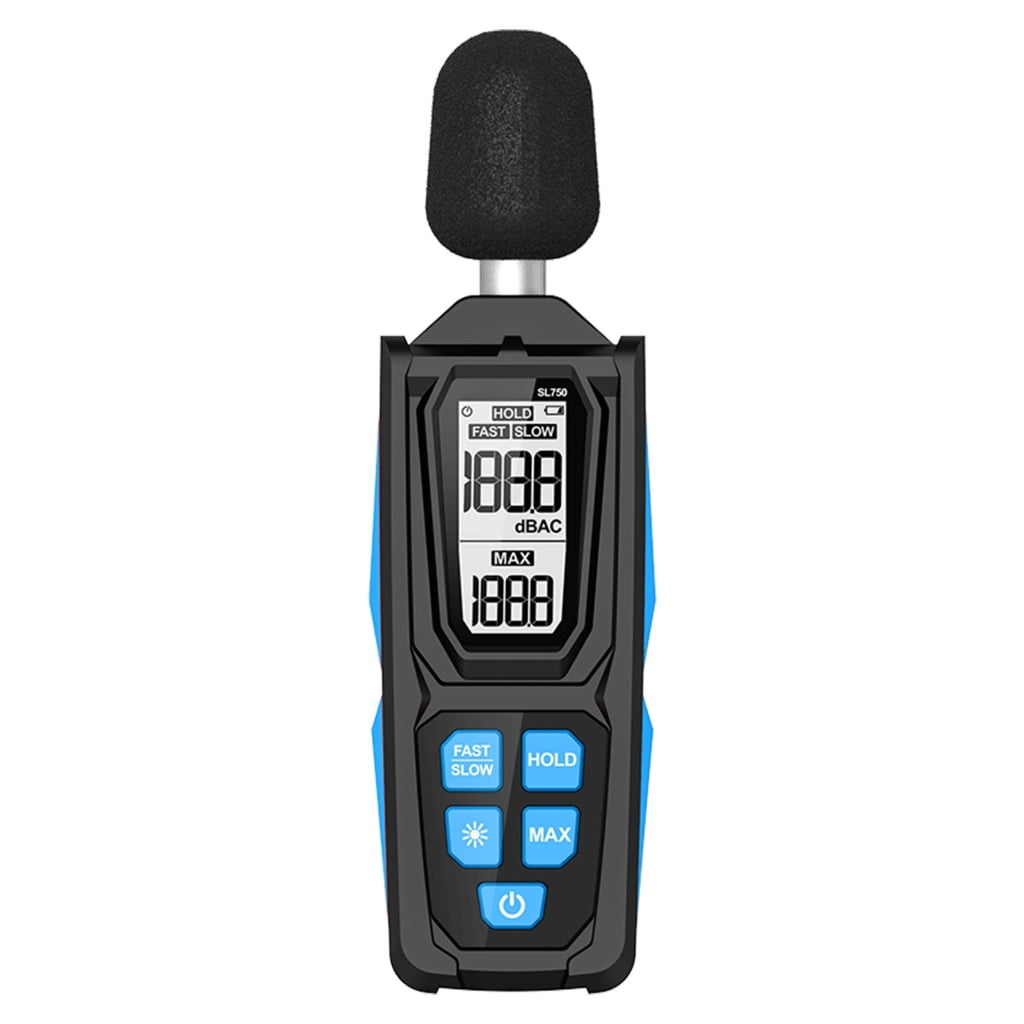 Sound Level Meter 30 to 130dB High Precisions Noise Detectors with Fast ...