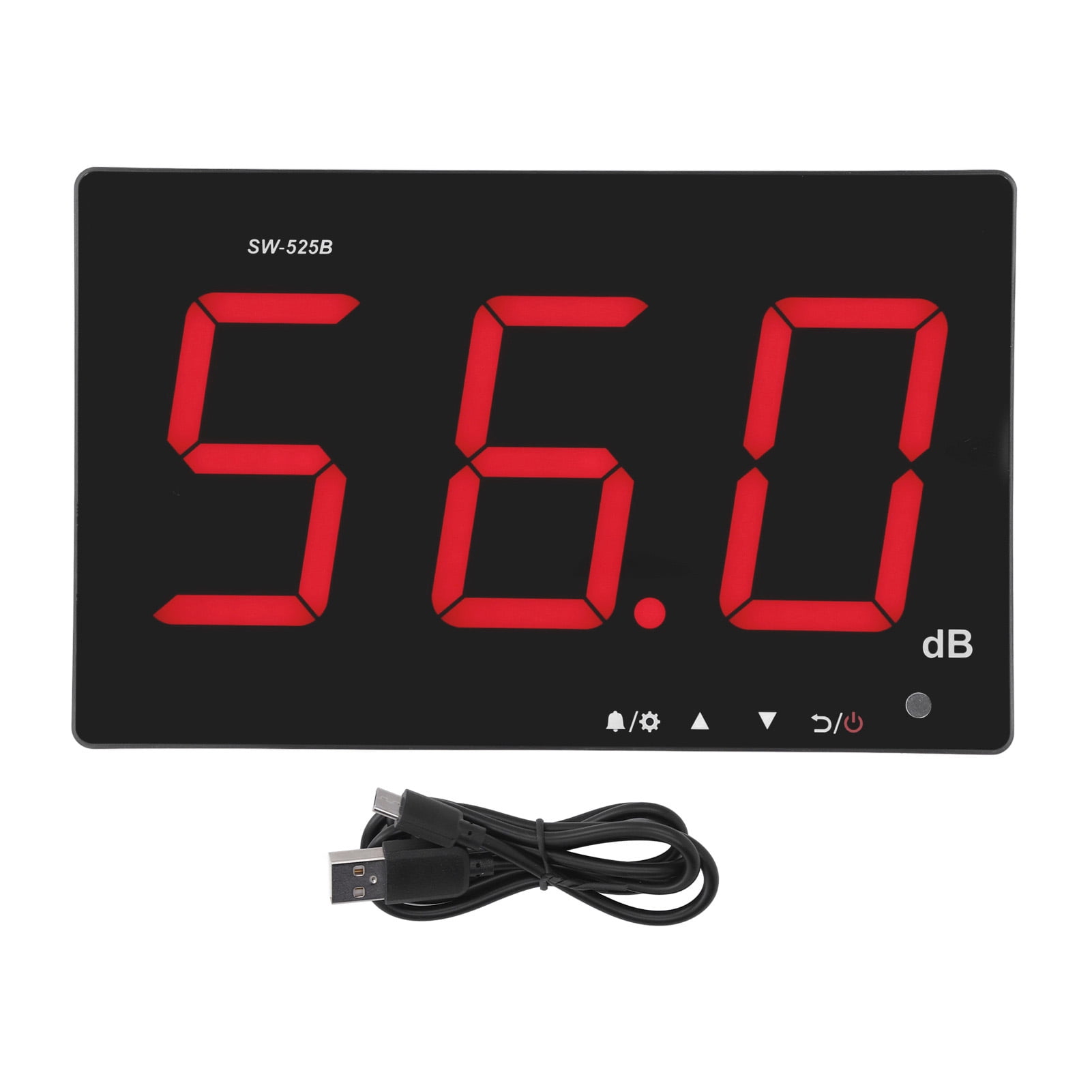 Sound Level Meter 9.6inch LCD Screen Fast Response 30?130dB Wall Mount ...