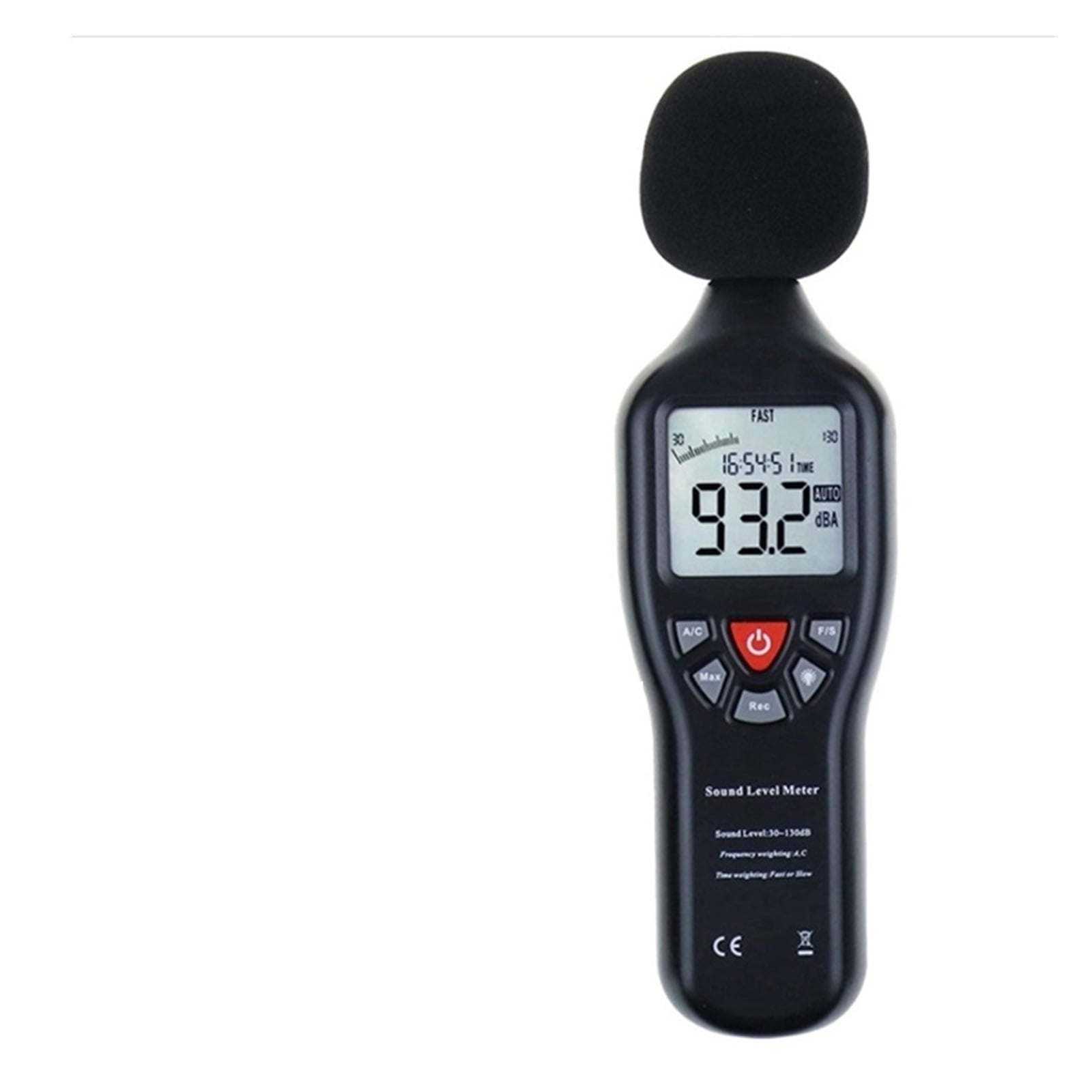 Sound Level Meter High Precision Noise Sensor Decibel Meter 30-130DB Digital LCD Noise Monitor ...