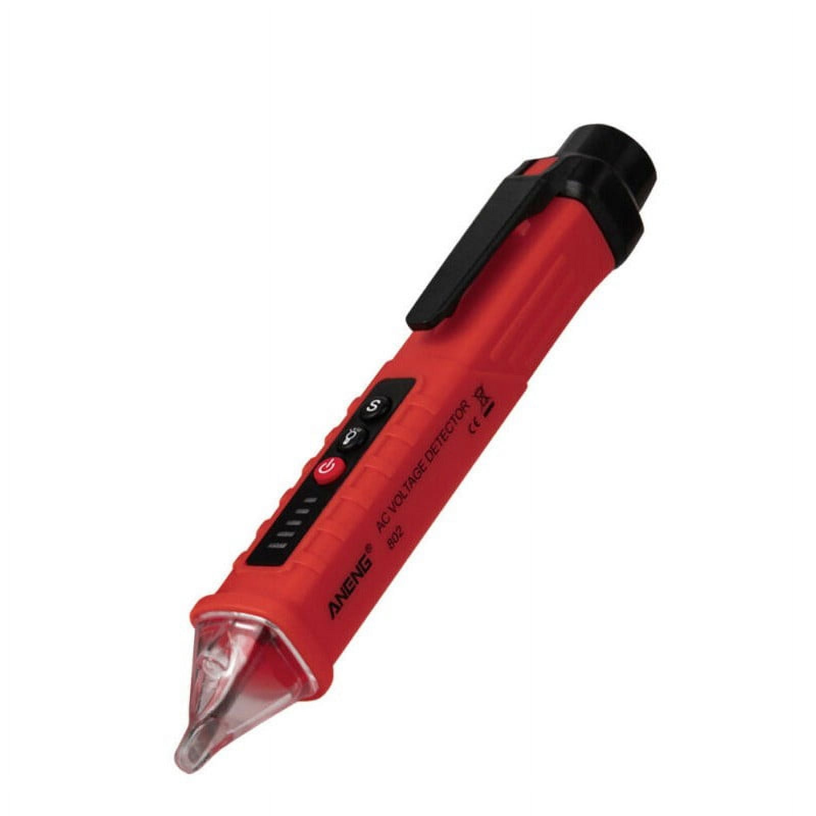 Sound Light Detector Electrical Tester Pen White AC Voltage Equipment ...