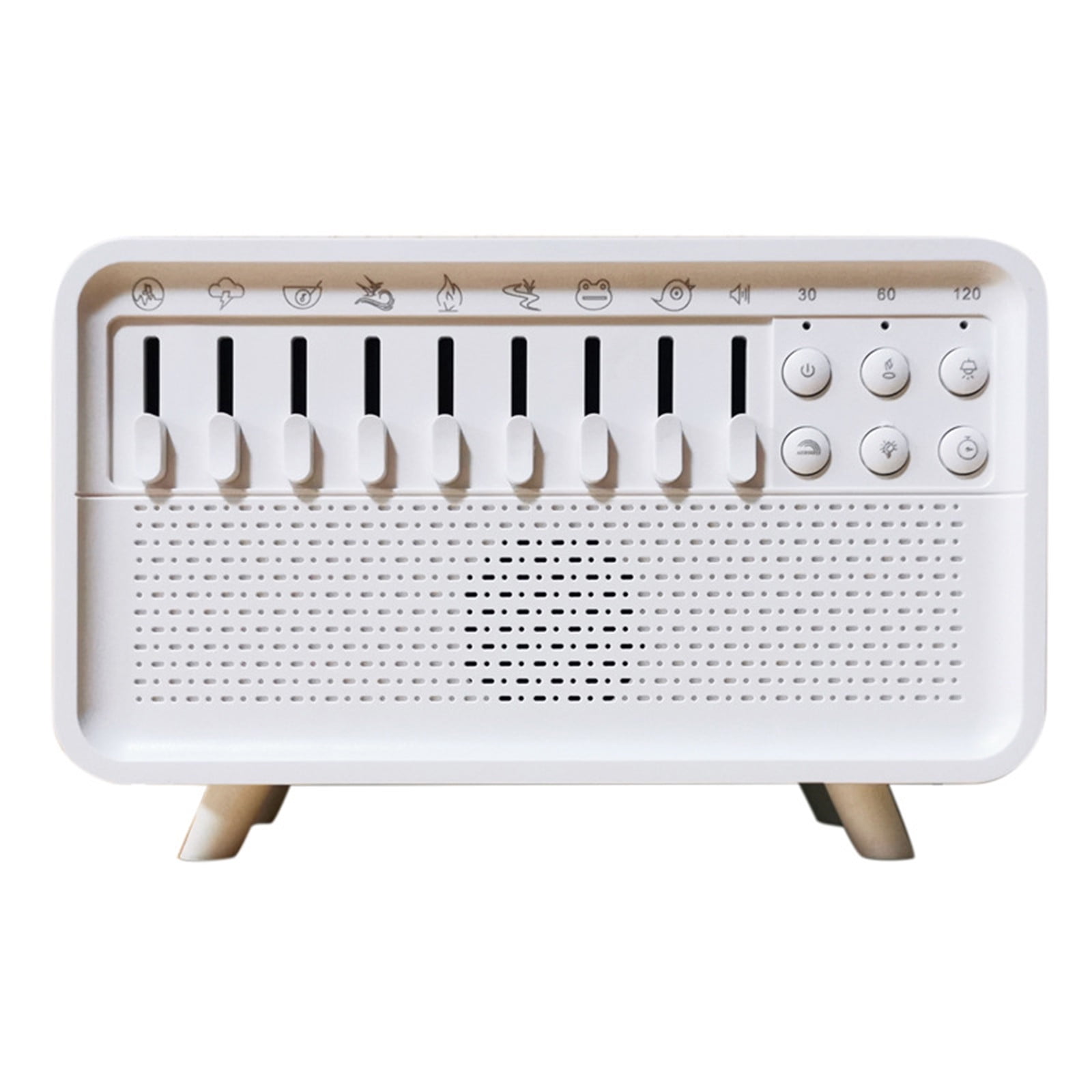 Sound Machine with 11 Night Light 8 Soothing Sounds and Sleep White ...