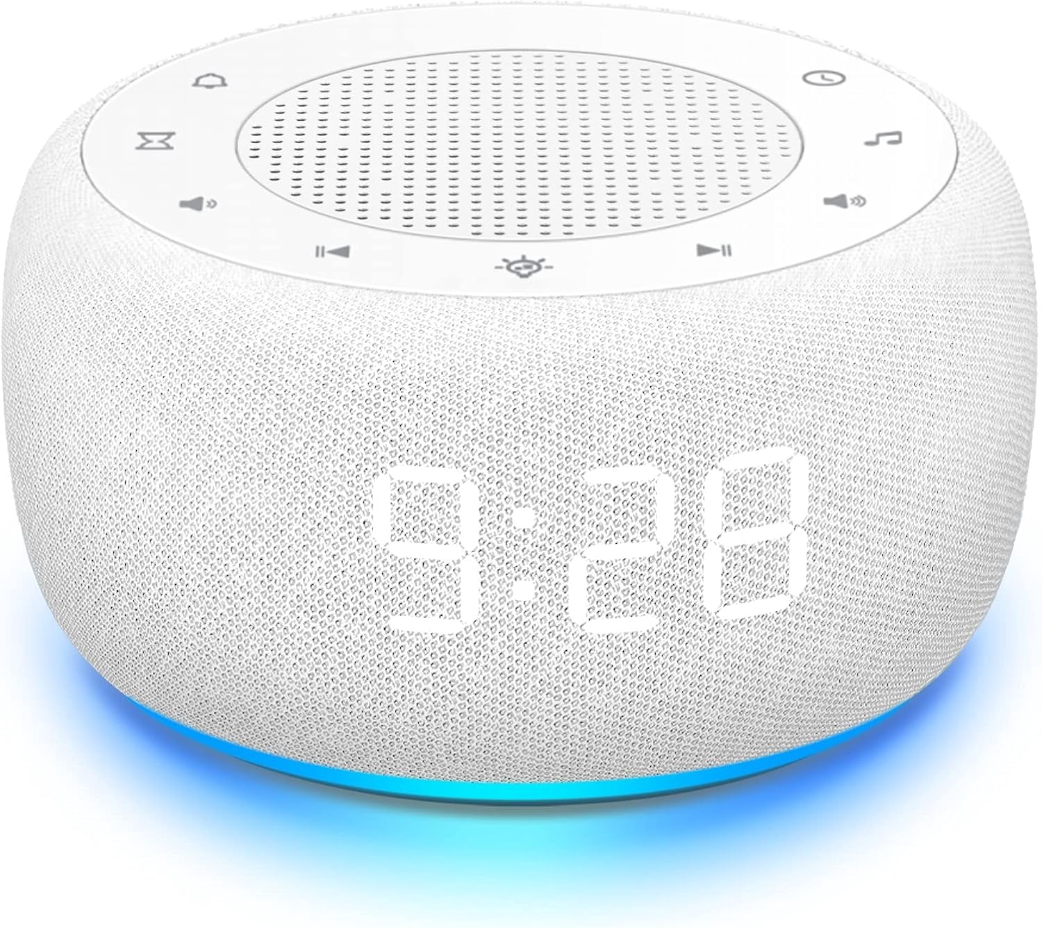 Sound Machine & Alarm Clock 2-in-1, 18 Soothing Sound, 7 Night Light ...