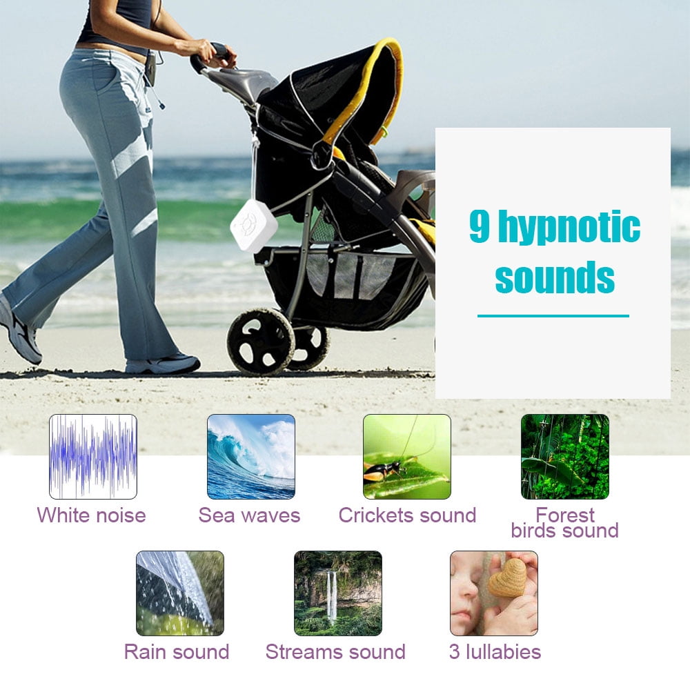 Sound Machine,Sound With 9 Sounds Type-c Baby Huiop Noise Sound With ...