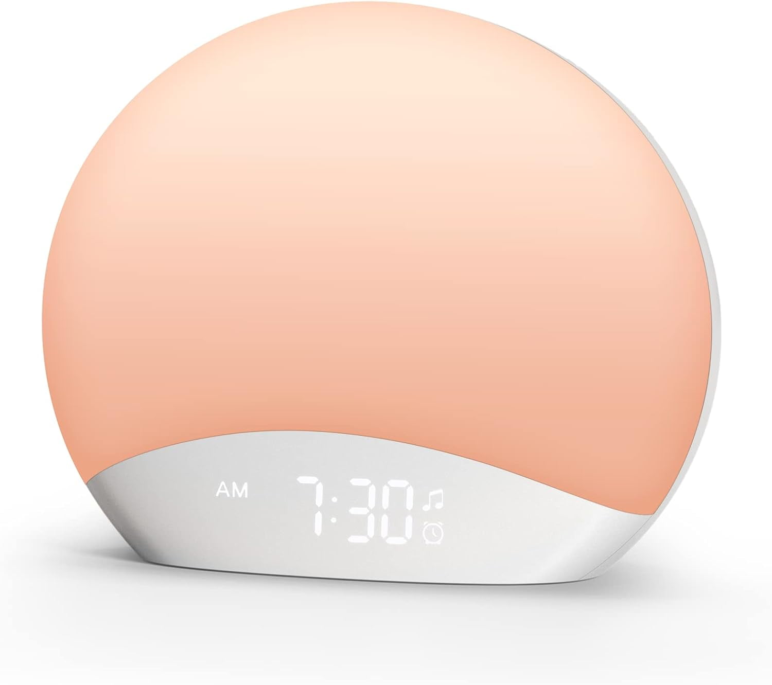 Sound Machine Sunrise Alarm Clock with Night Light, 26 Nature Inspired ...