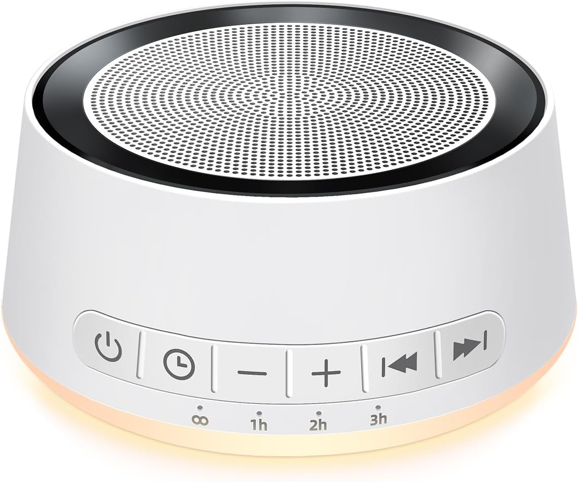 Sound Machine White Noise Machine with 30 Soothing Sounds 12 Colors ...
