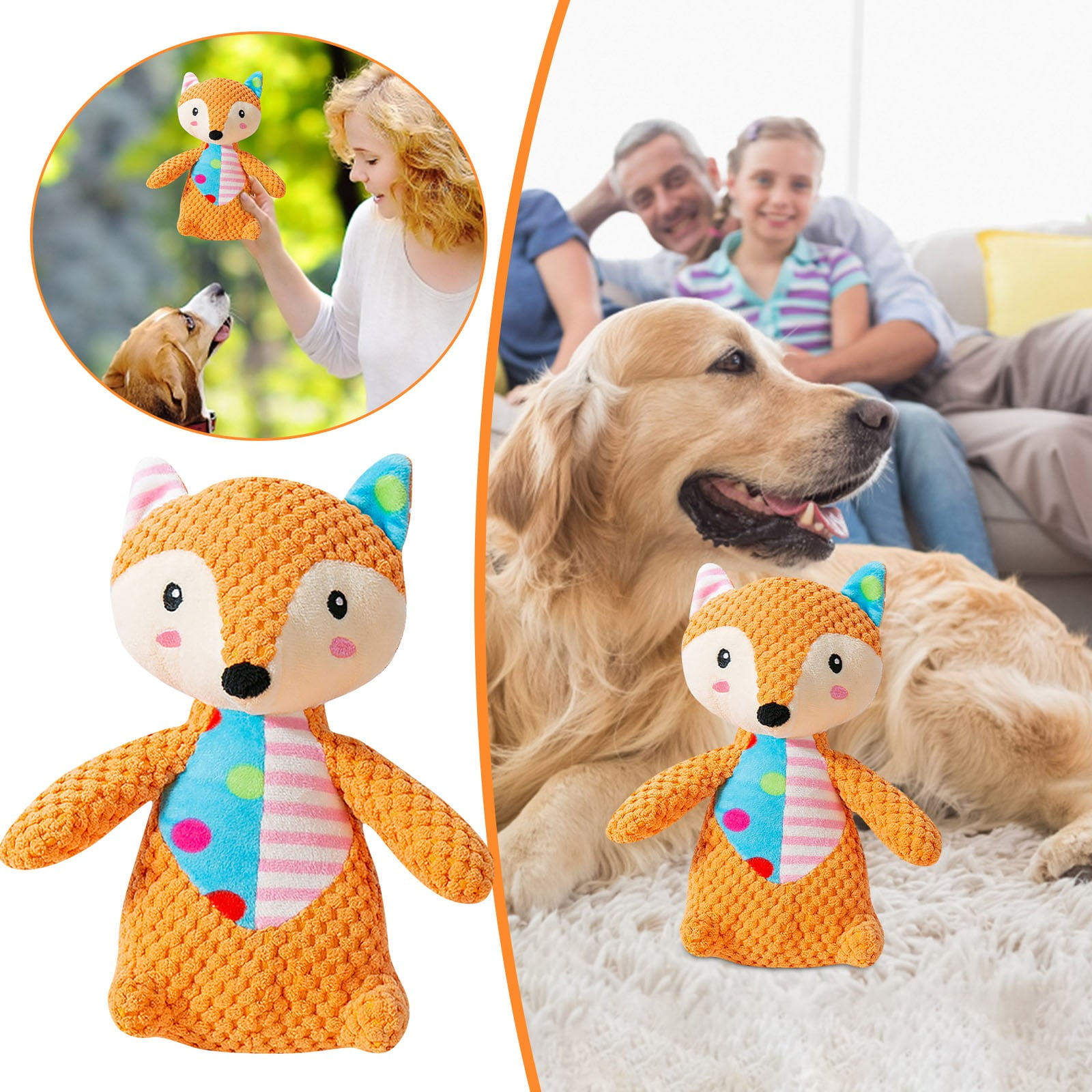 Sound Making Toys - Dog Voice Toys for Training Stress and Teething ...