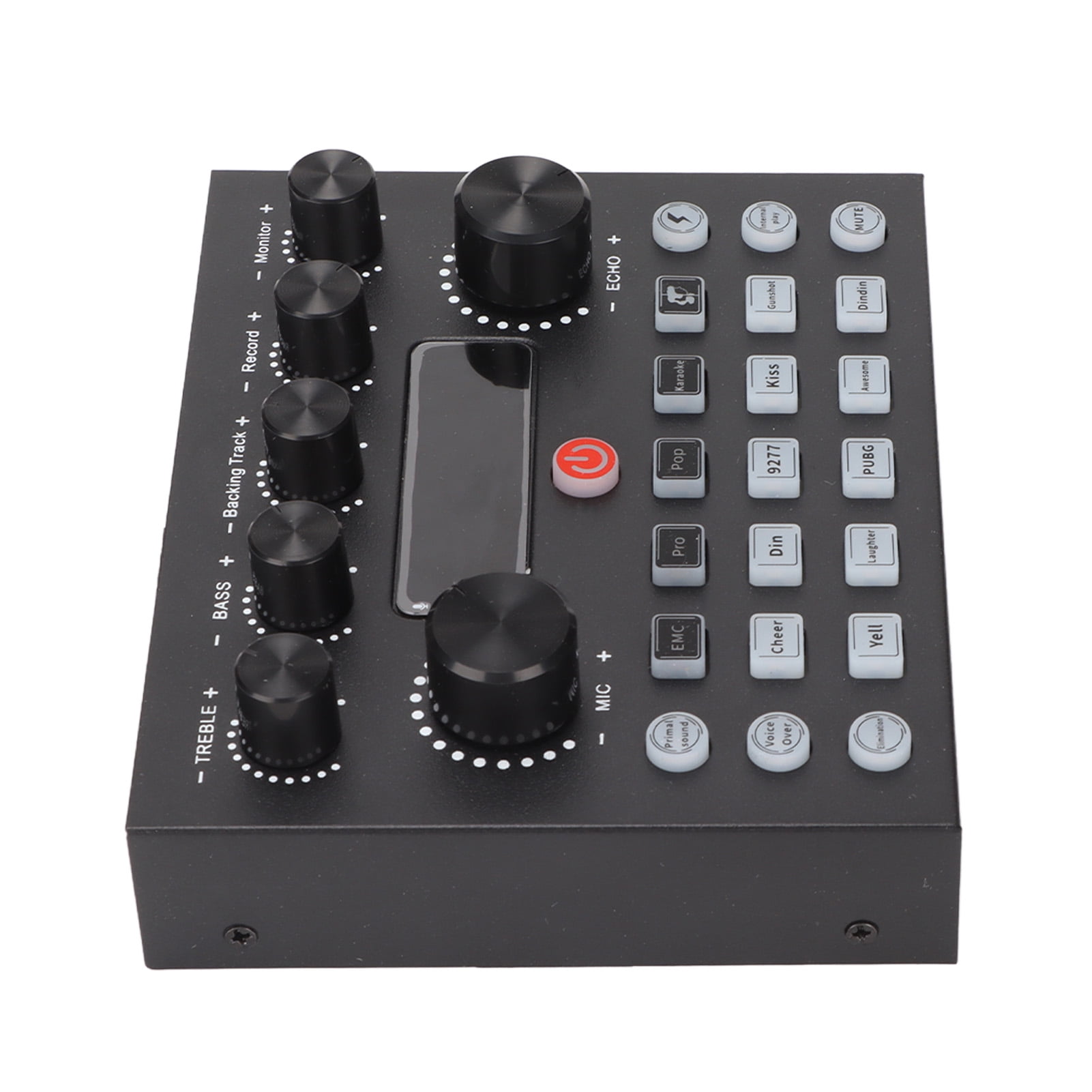 Sound Mixer Dual Channel Plug and Play USB Live Sound Card for PC ...