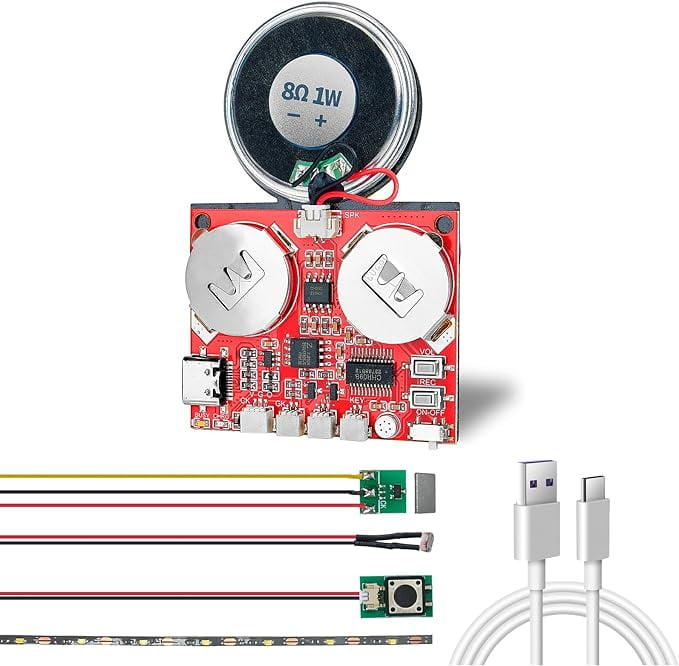Sound Module, JRGKJCP 16MB Push Button & Magnetron & Light Control ...