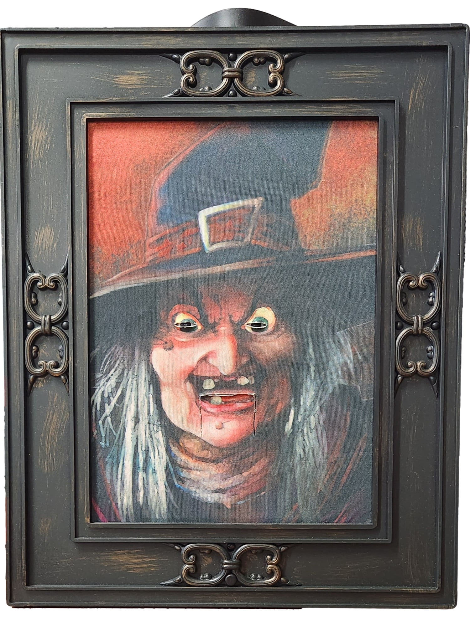 Sound & Motion Activated Witch Portrait Halloween Decoration - Walmart.com