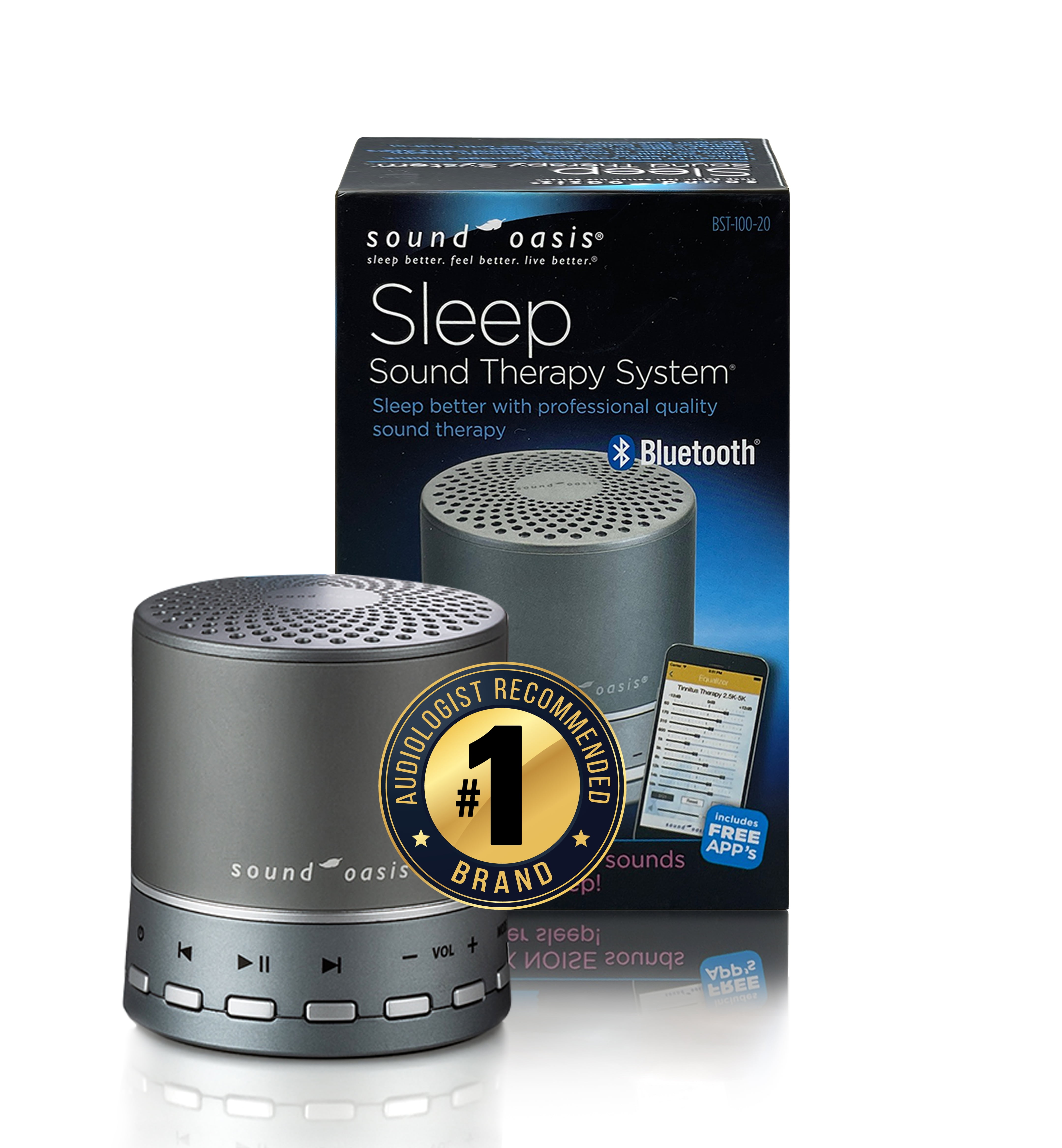 Sound Oasis Sound Machine Bluetooth Speaker Portable White Noise ...