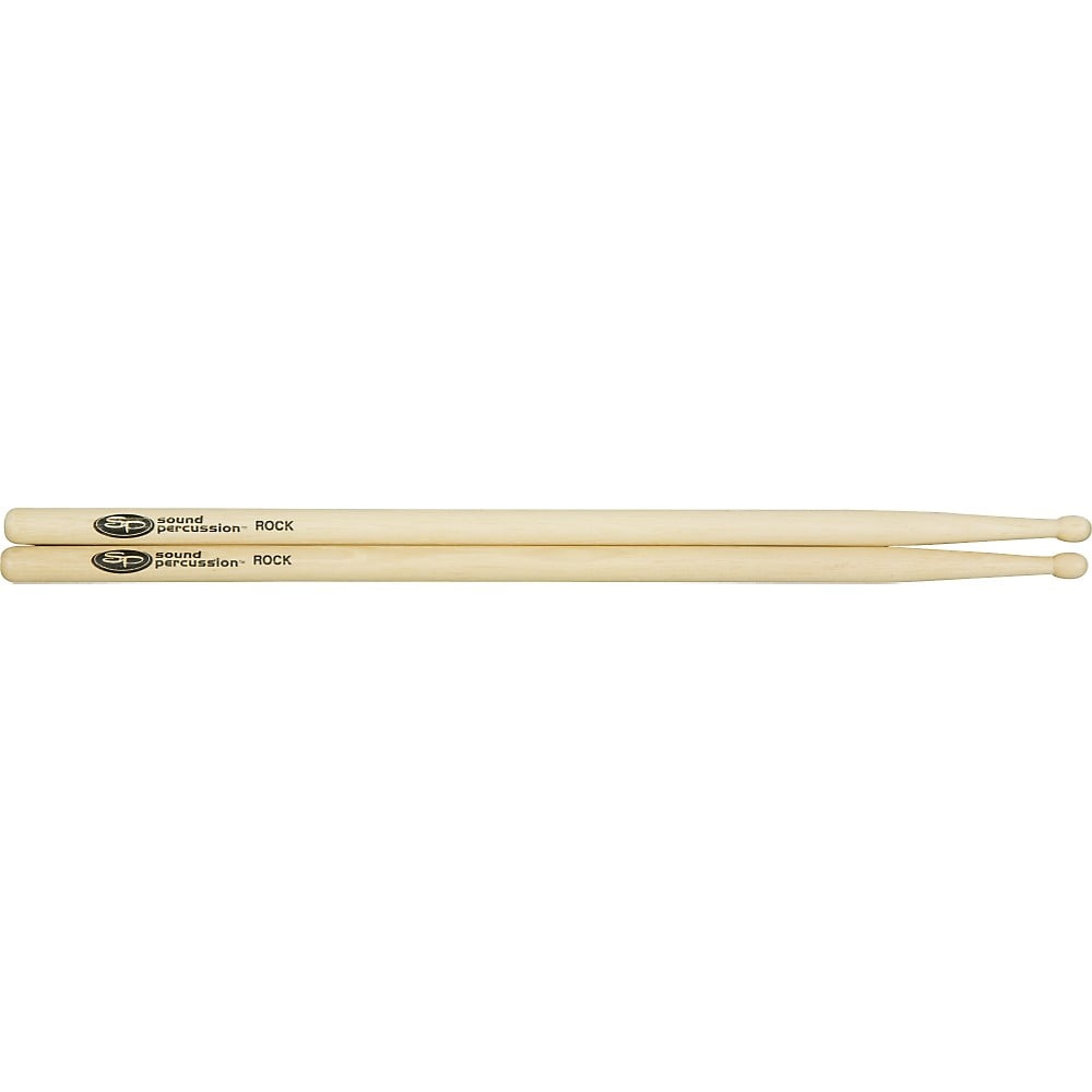 Sound Percussion Labs USA-Made 100% Hickory Drum Sticks - Wood Rock ...