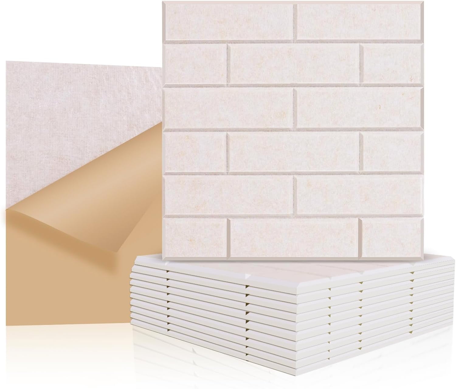 Sound Proof Acoustic Panels 12 Pack Noise absorber Panel Self Adhesive ...