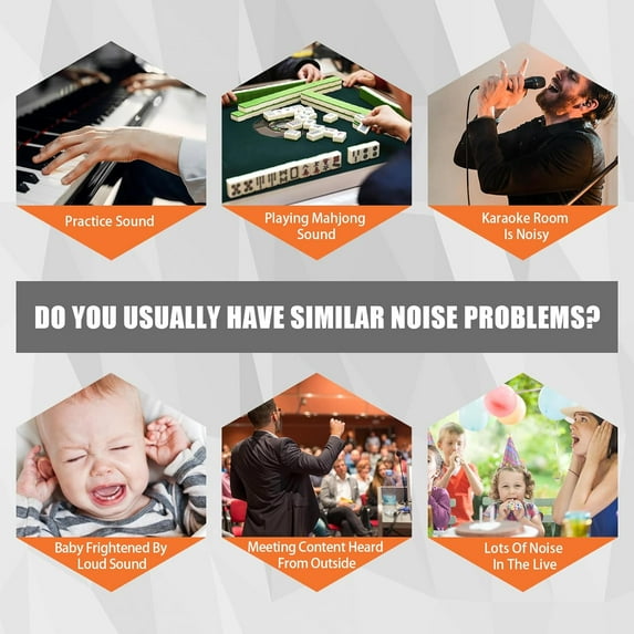 Sound Proof Foam Panels for Walls, 8 Pack Acoustic Panels, Soundproof ...