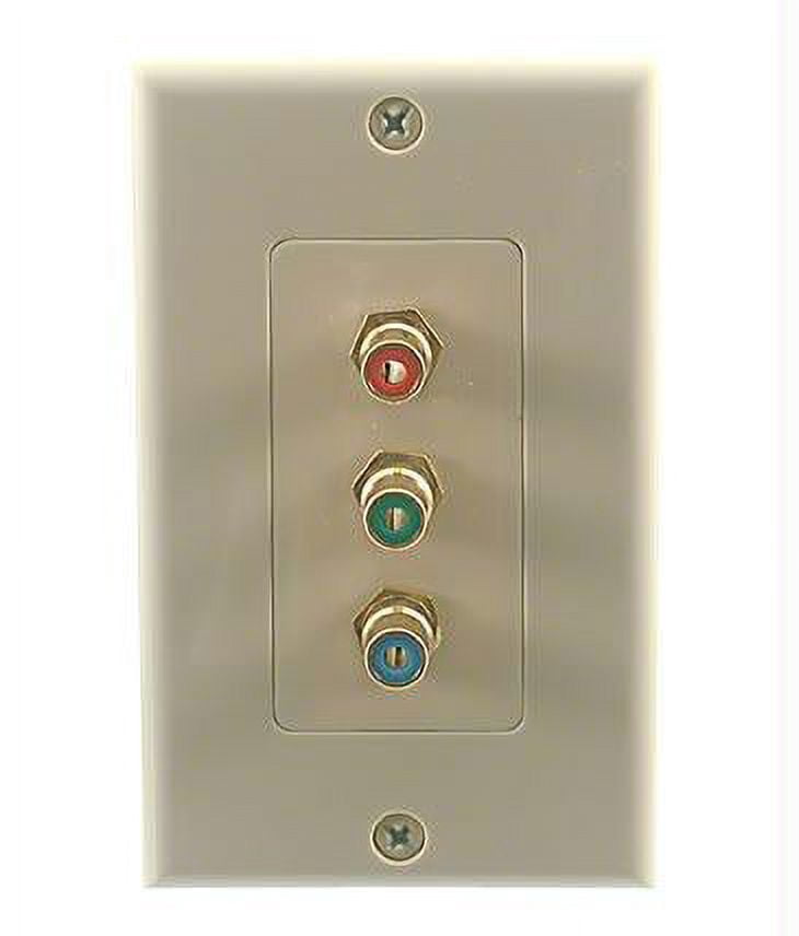 Sound Quest 28106RGBIX Home Theater Component Video Wall Plate R,G,B ...