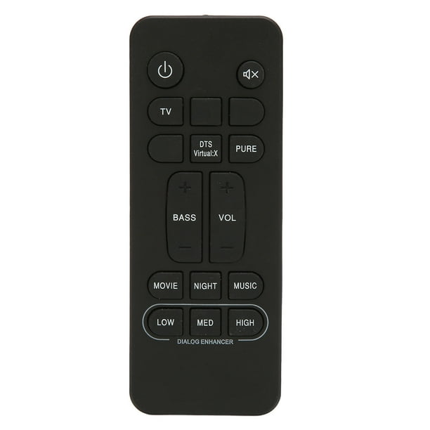 Sound Remote Control, Soundbar Remote AAA Batteries Powered ABS ...