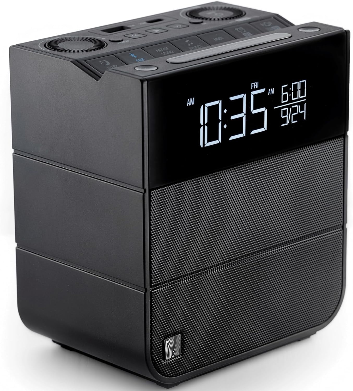 Sound Rise II, SFQ-16: Bedside Alarm Clock Radio & Bluetooth Speaker ...