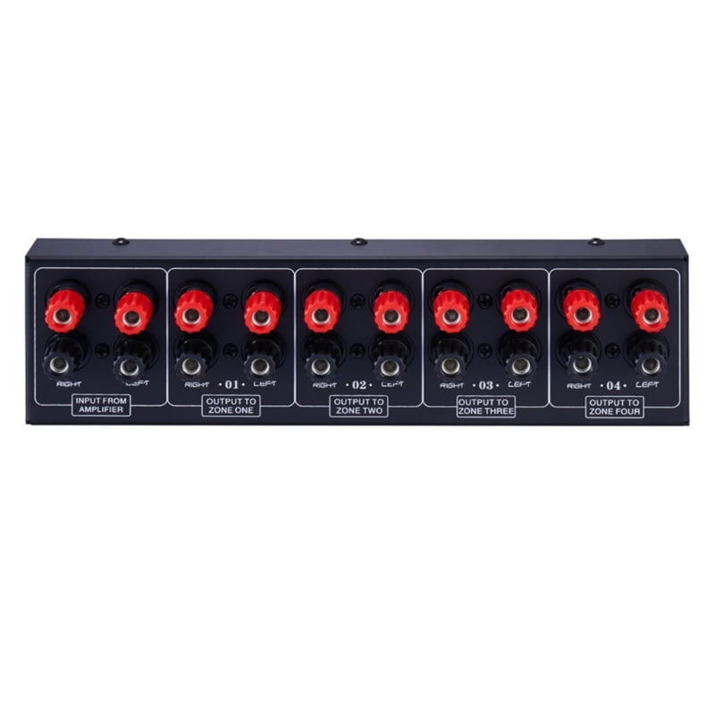 Sound Splitter Panel 4 Outputs Single Input Source Signal Distribute ...