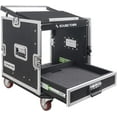 Sound Town 10U PA DJ Pro Audio Rack/Road ATA Case with 2U Drawer, 11U ...
