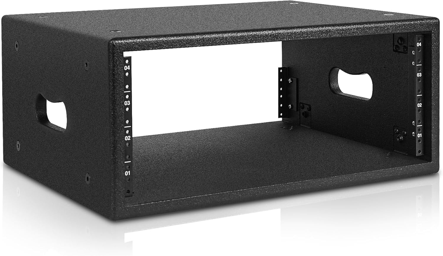 Sound Town 4U Studio Rack with 4-Space, Baltic Birch Plywood with ...