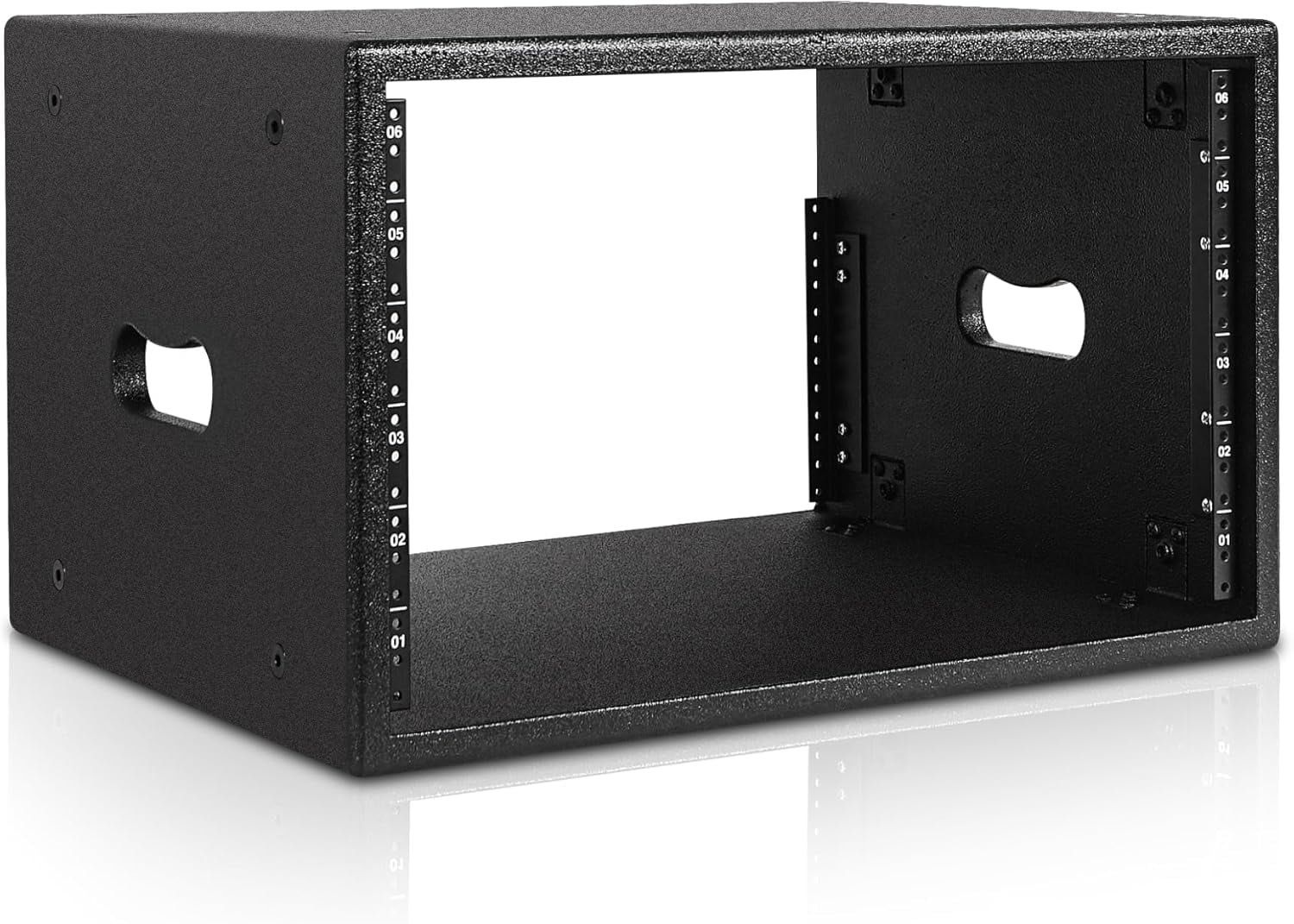 Sound Town 6U Studio Rack with 6-Space, Baltic Birch Plywood with ...