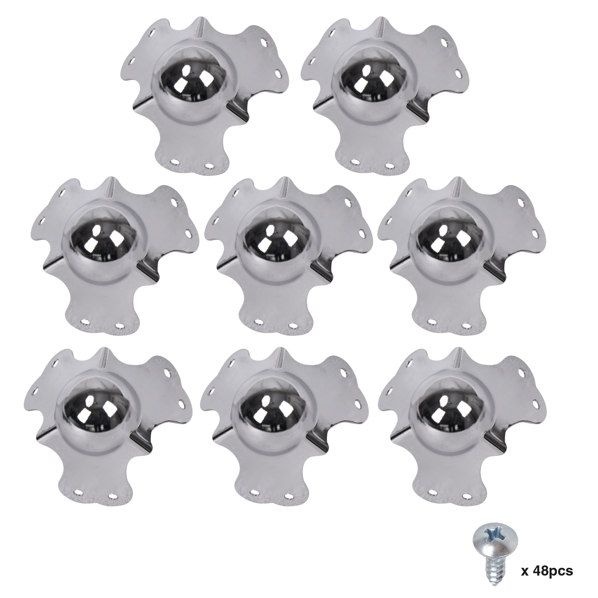 Sound Town 8-pack Large Ball Corner Edge Protector for Flight Case ...