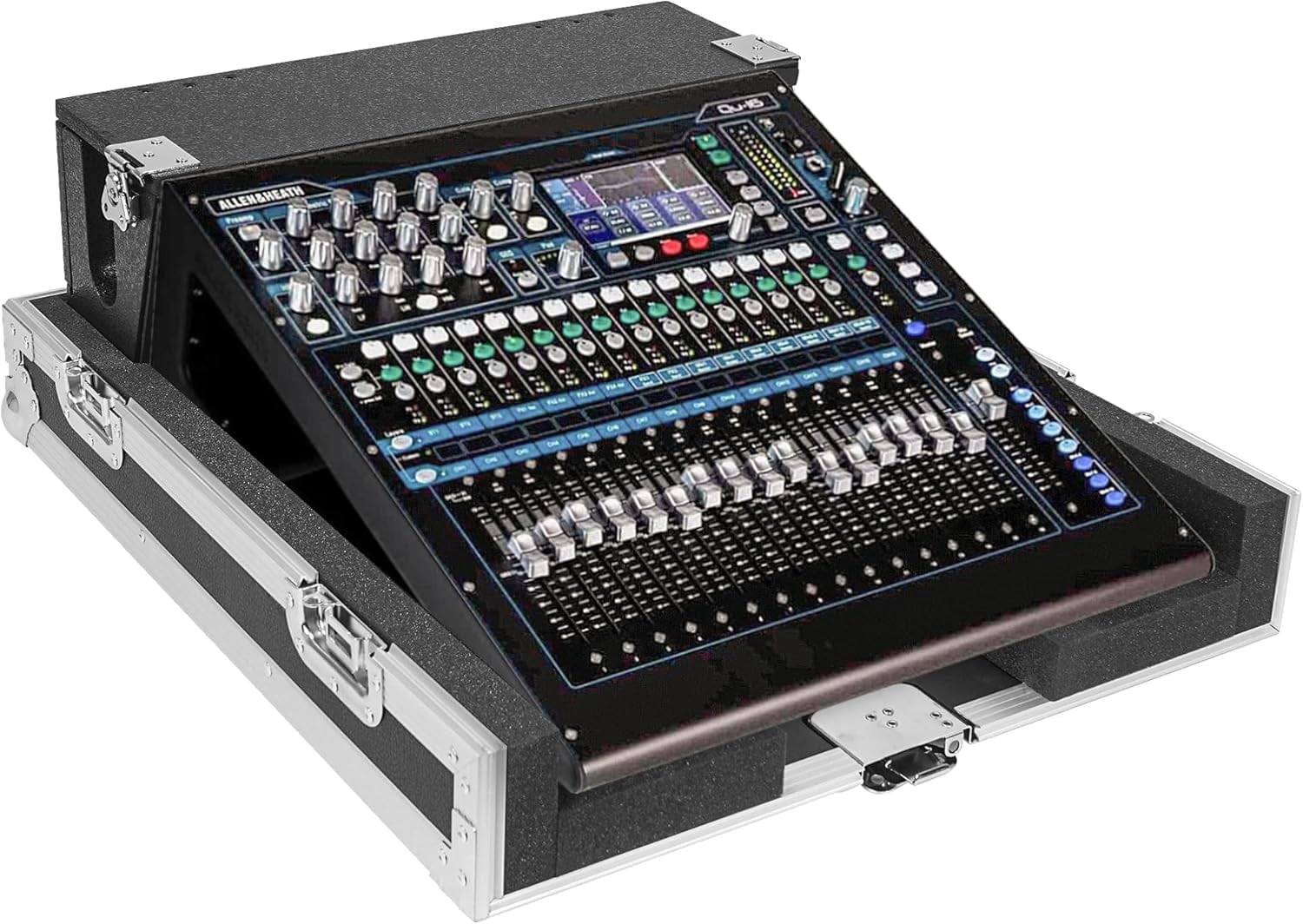 Sound Town ATA Plywood Mixer Case with Interior Foam Protection, Dog ...