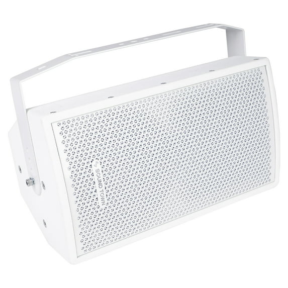Sound Town CARME Series 8" 350W 2-Way Professional PA DJ Speaker, White with Compression Driver ...