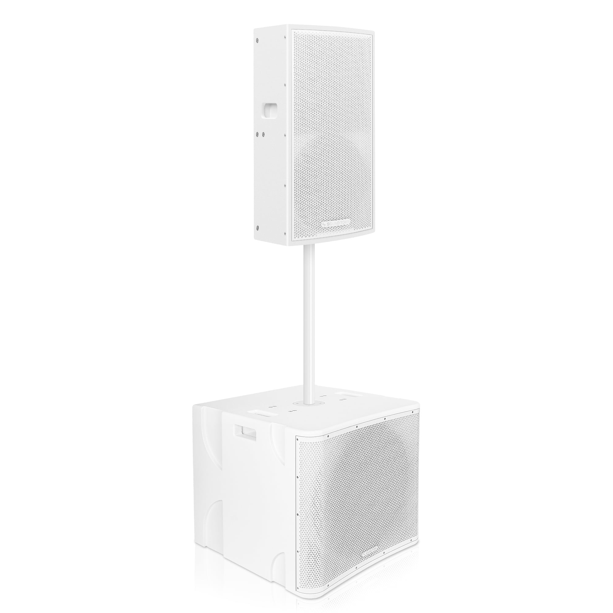 Sound Town CARME Series Powered PA Speaker and Subwoofer Combo Set with ...