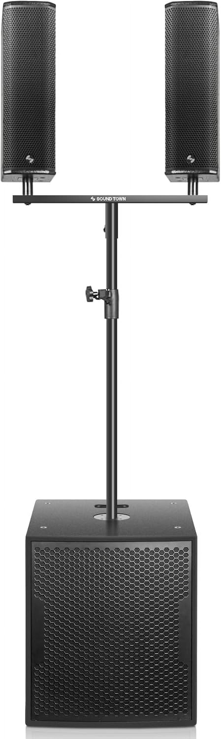 Sound Town CARPO Series 1300W Subwoofer and Line Array Speaker System ...