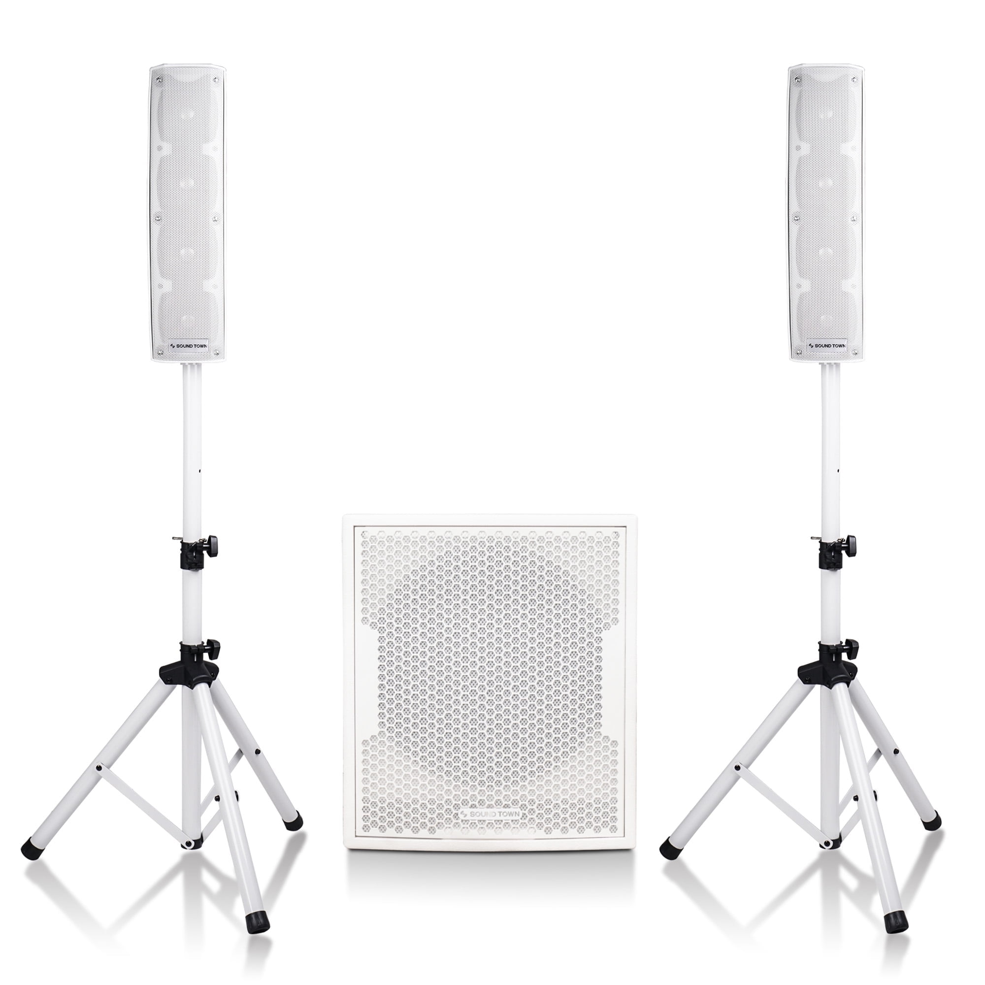 Professional Sound Town CARPO Series PA System - Column Speakers, 12 ...