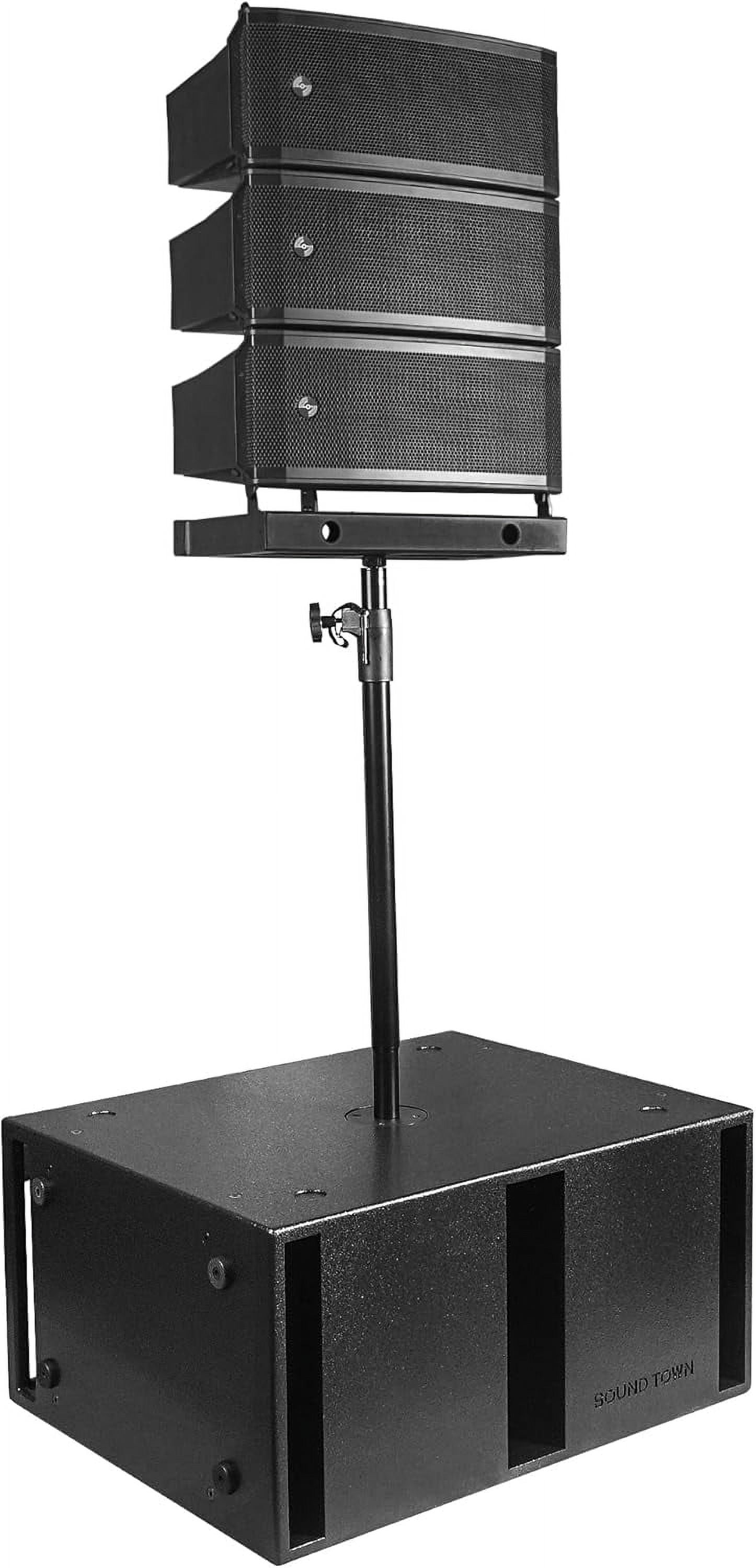 Sound Town CARPO Series Line Array Speaker System with Dual 6.5-inch ...
