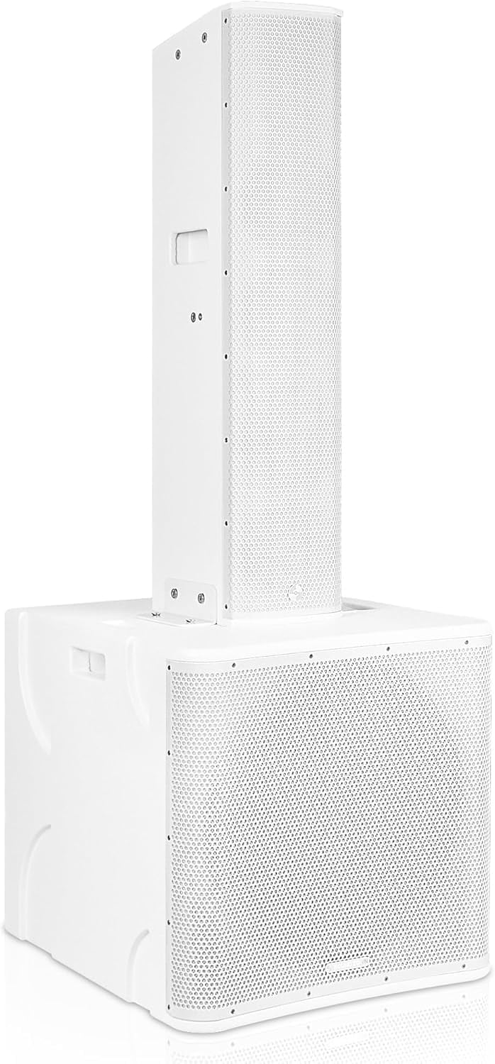 Sound Town CARPO Series Powered Subwoofer and Line Array Speaker System with One 18-inch ...