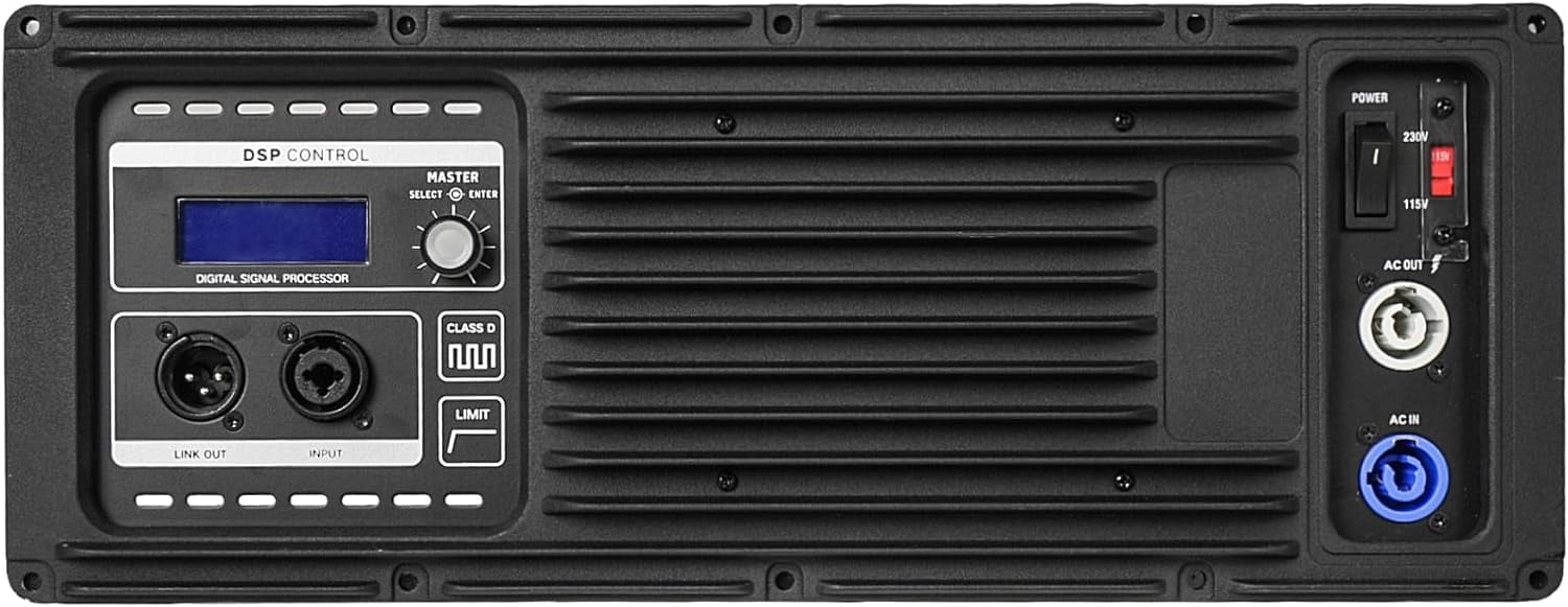 Sound Town Class-D Plate Amplifier 550W Continuous, with DSP, for PA DJ ...