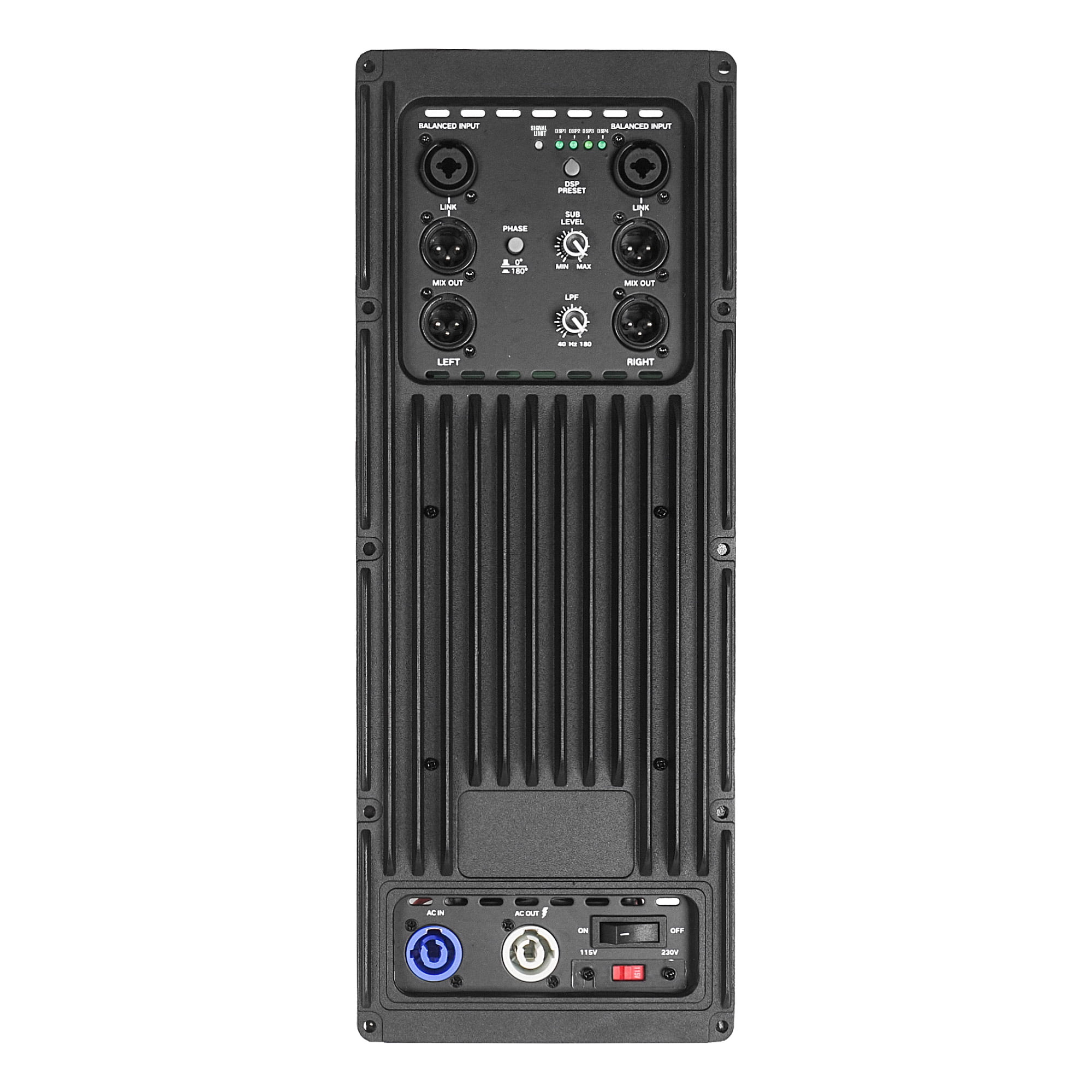 Sound Town Class-D Plate Amplifier 800W Continuous w/Low-Pass Filter ...