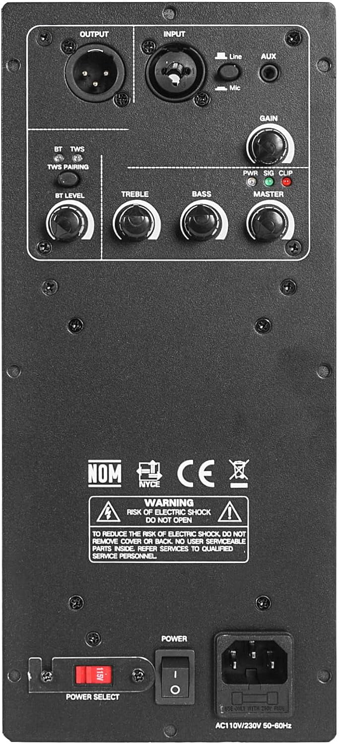 Sound Town Class-D Plate Amplifier for PA DJ Speaker Cabinets ...
