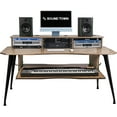 Sound Town DIY Music Studio Desk Workstation Furniture, 3x4U Rack Space ...