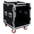 Sound Town 12U Pro Audio Mixer PA DJ Rack/Road Case with Wheels, STMR ...