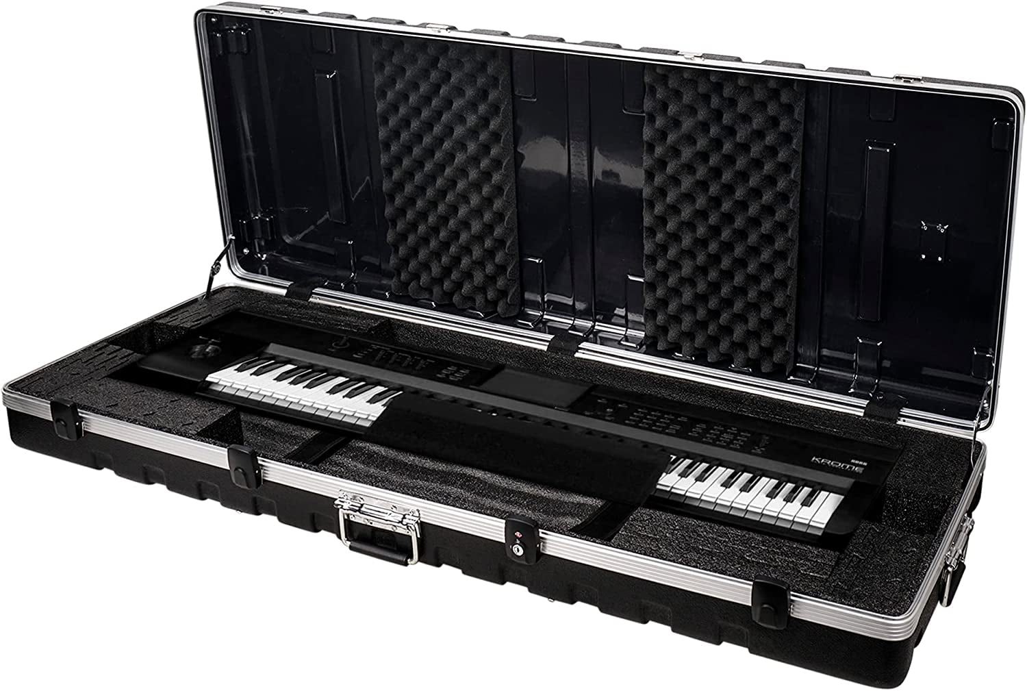 Sound Town Lightweight 76-Note Keyboard Case, ATA Flight Case with TSA ...