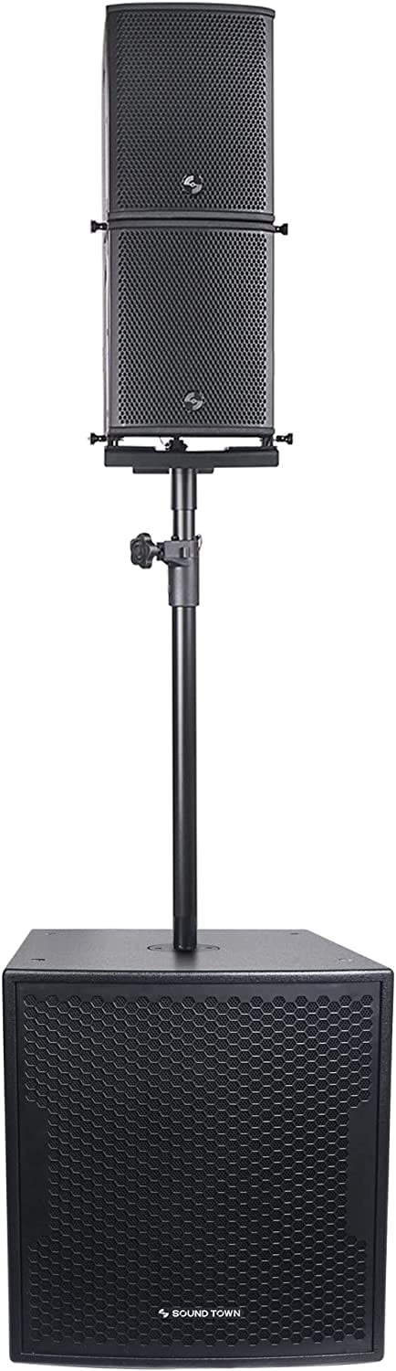 Sound Town Line Array Speaker System with One 18" Powered Subwoofer w ...