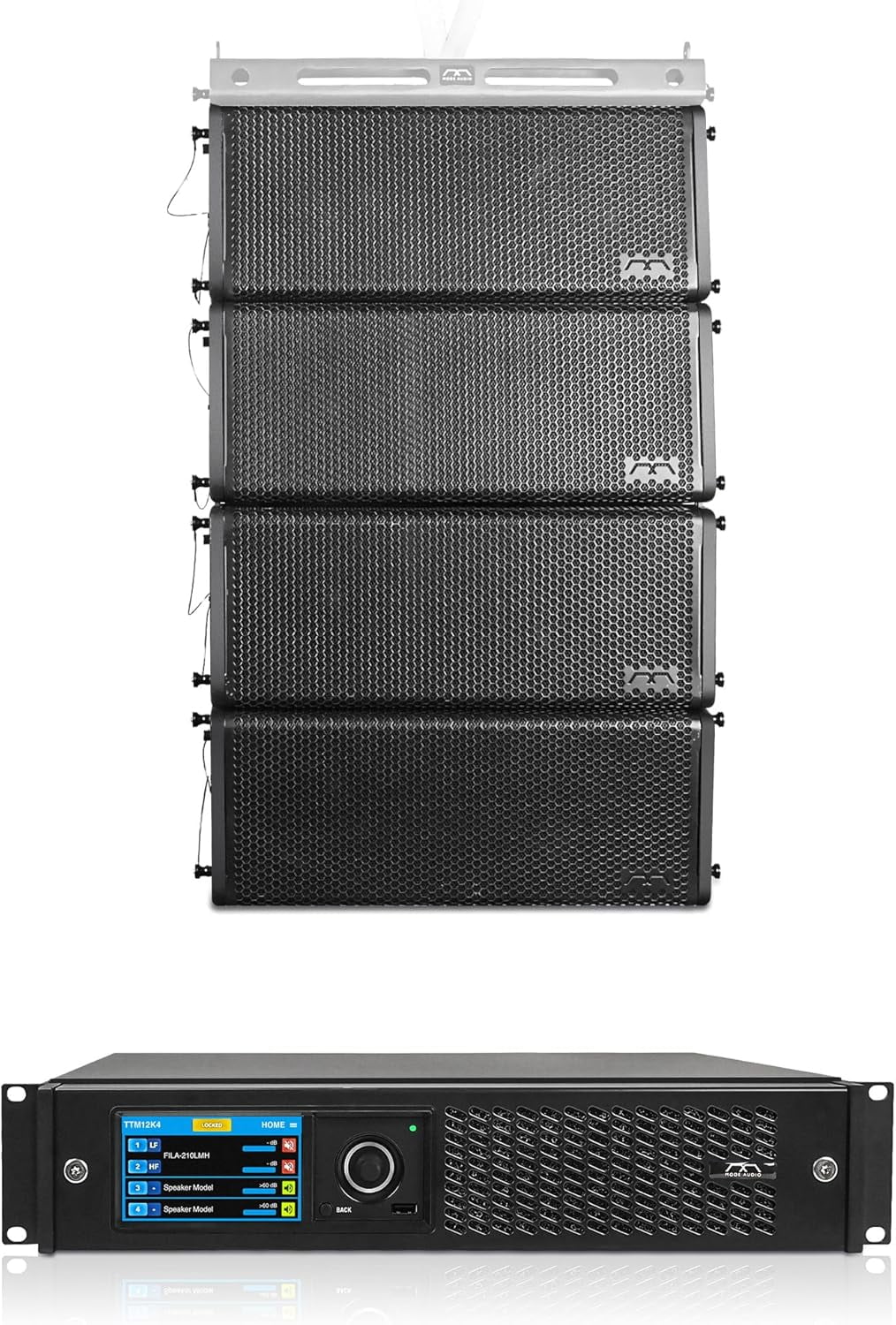 Sound Town Mode Audio Passive Line Array Speaker System with Four Dual ...