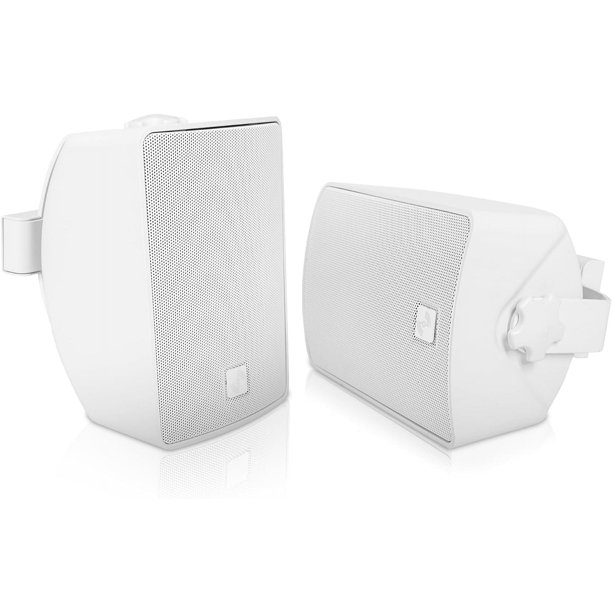 Sound Town Pair of 4.5" Weather-Resistant Surface-Mount Speaker, Indoor ...