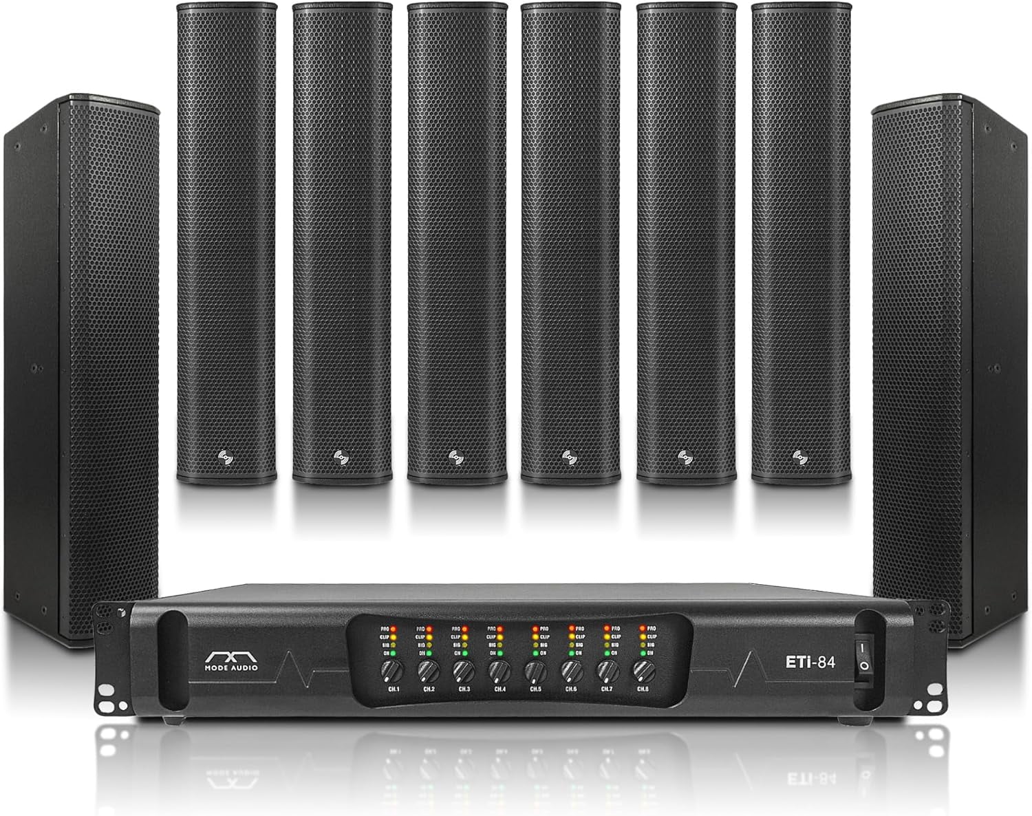 Sound Town Passive Column Line Array System with Eight Column Line ...