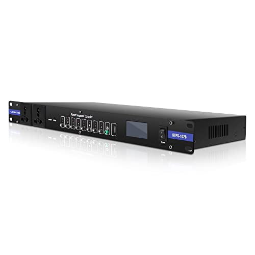 Sound Town Rack-Mountable AC Power Conditioner/Sequencer with 10 ...