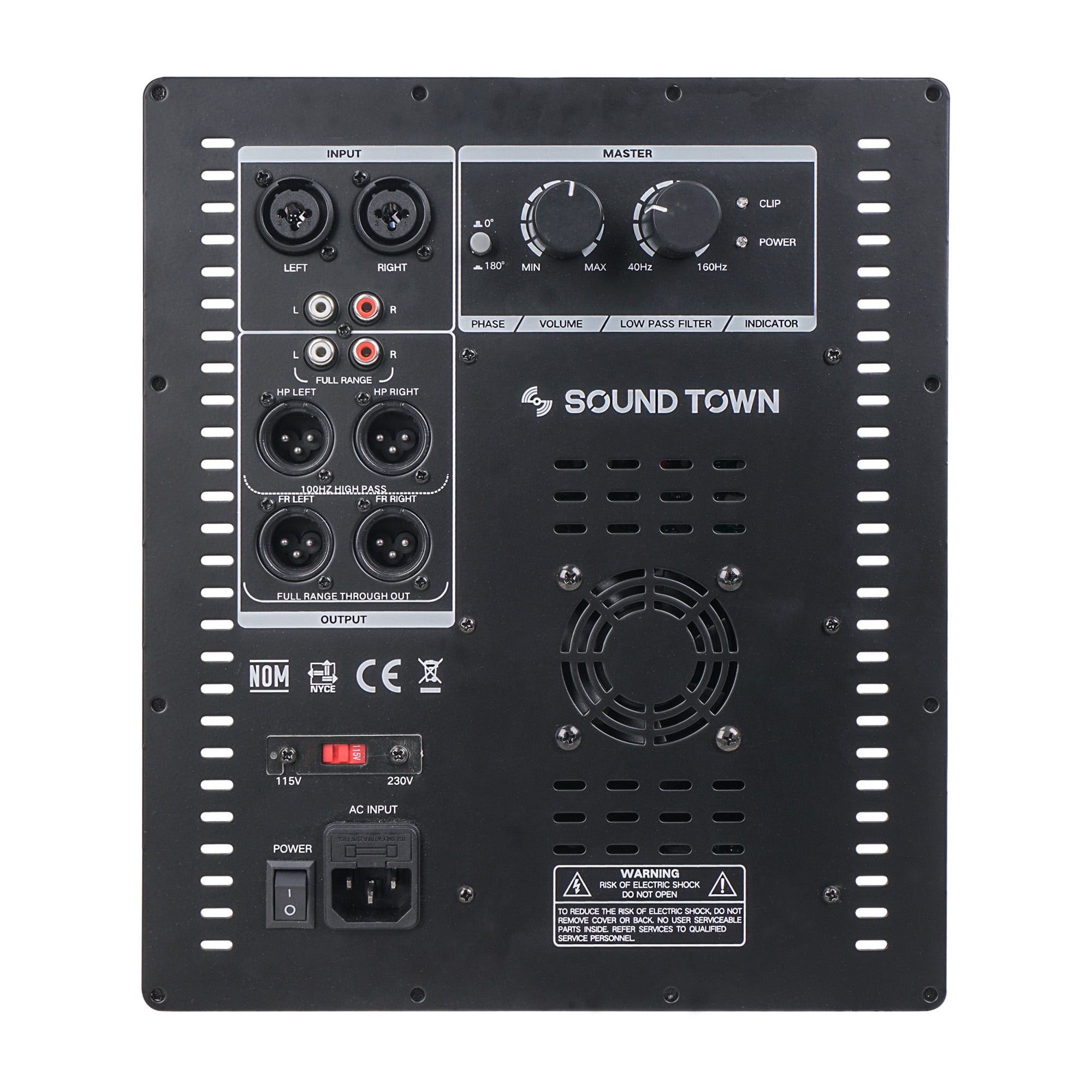 Free Shipping! Sound Town STP Series Power Amp Plates for PA Speakers ...
