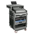 Sound Town Shock Mount 8U ATA Rack Case with 21 Rackable Depth, 11U ...