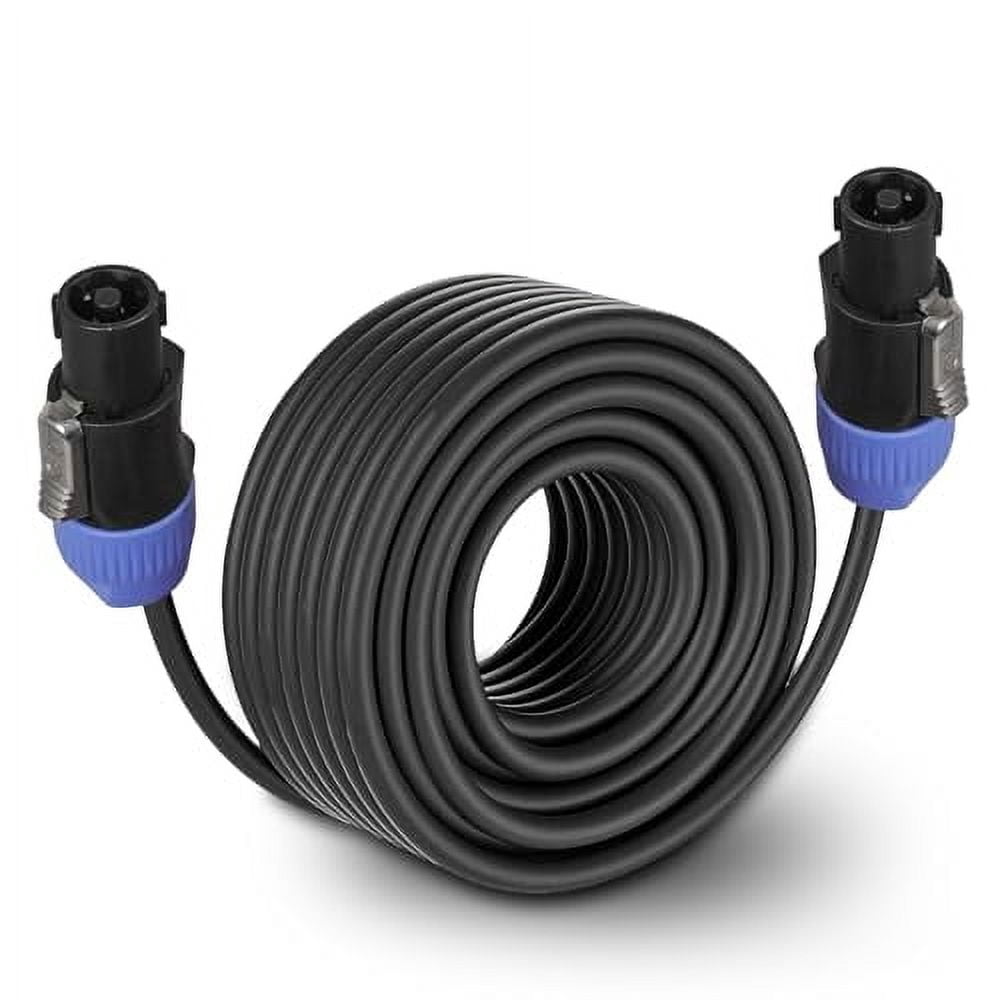 Sound Town Speakon to Speakon Speaker Cable, 100 Feet, 14 Gauge, 2 ...