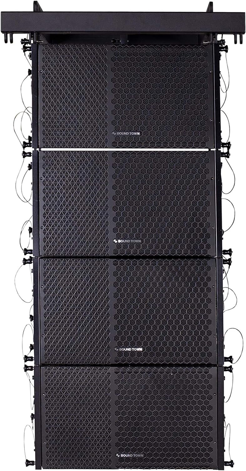 Sound Town ZETHUS Series 600W Line Array Speaker System with Four 10 ...